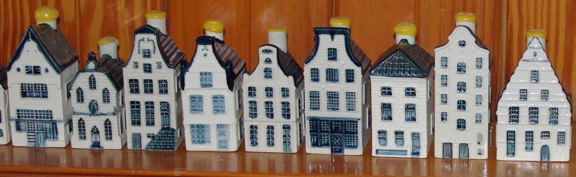 KLM Bols Delft Houses — Build a Dutch Village on Your Mantle-piece!